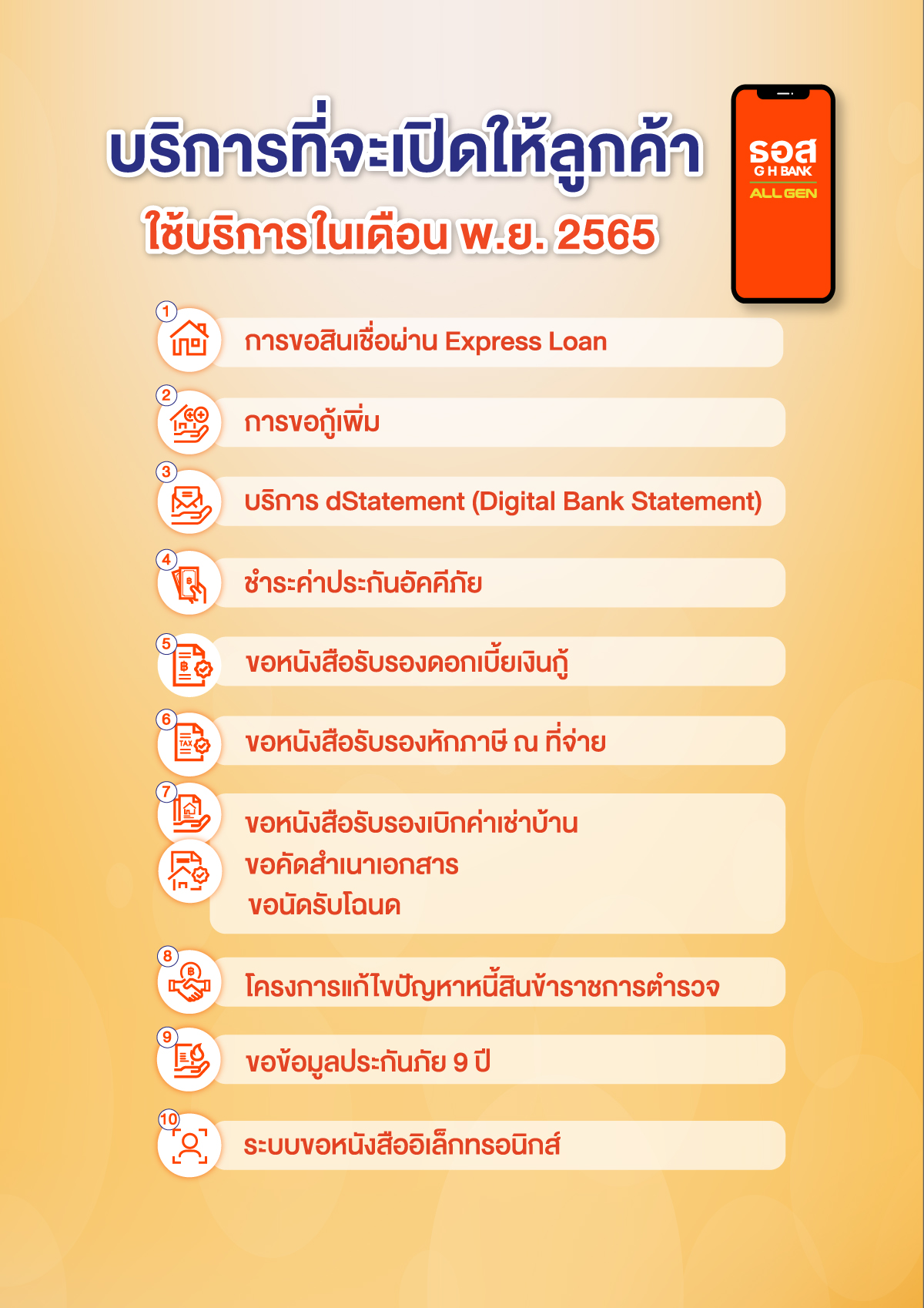 GHB ALL GEN - ธนาคารอาคารสงเคราะห์